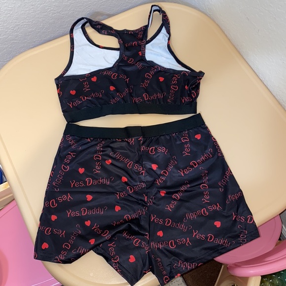 Intimates And Sleepwear Yes Daddy 2 Piece Set Poshmark